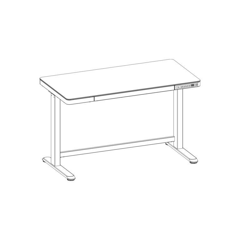 Level up-1 Height Adjustable Table - Featherlite Furniture