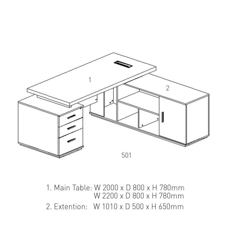 Senate Executive Table - Featherlite Furniture