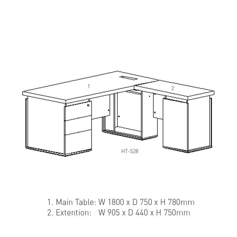 Senate Executive Table - Featherlite Furniture