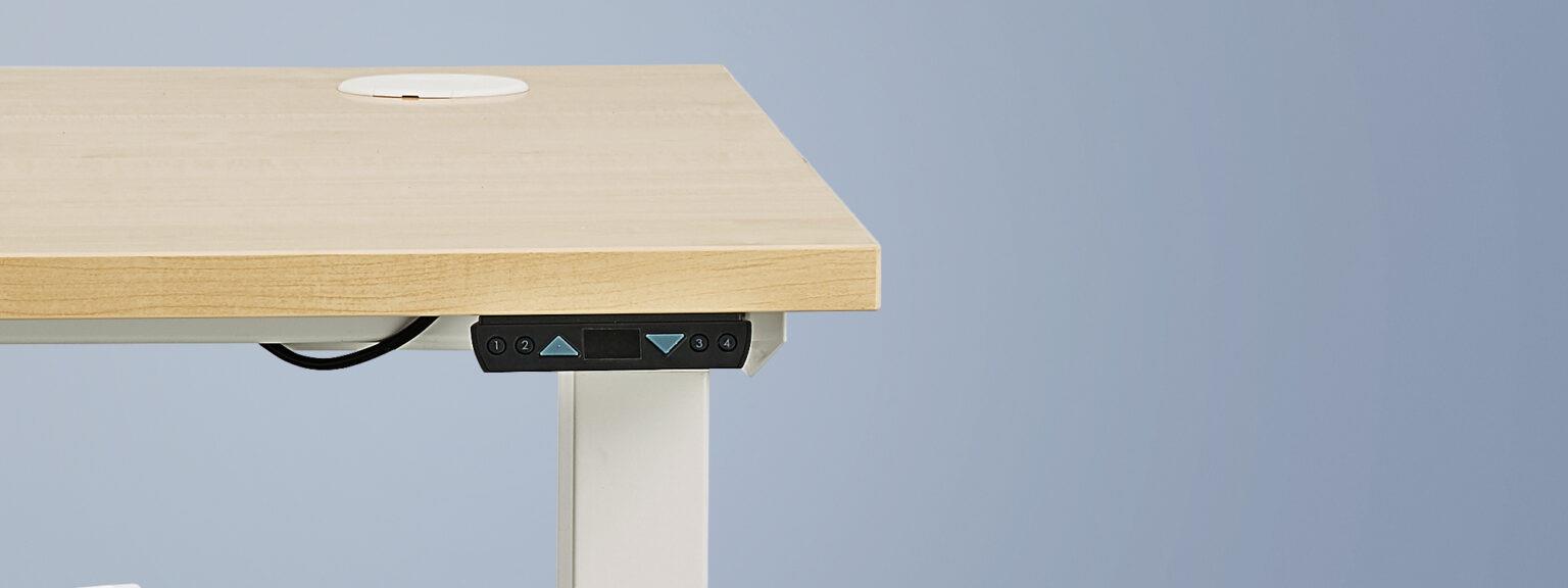 Height Adjustable Table (Maple) - Featherlite Furniture