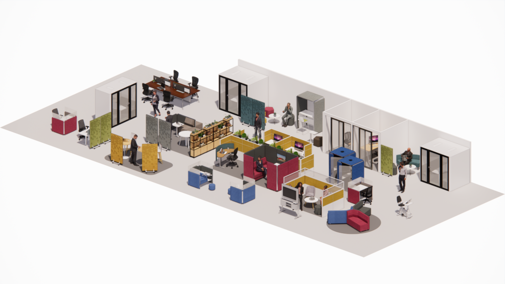 Multifunctional Office Pods, Private Office Furniture - Featherlite ...