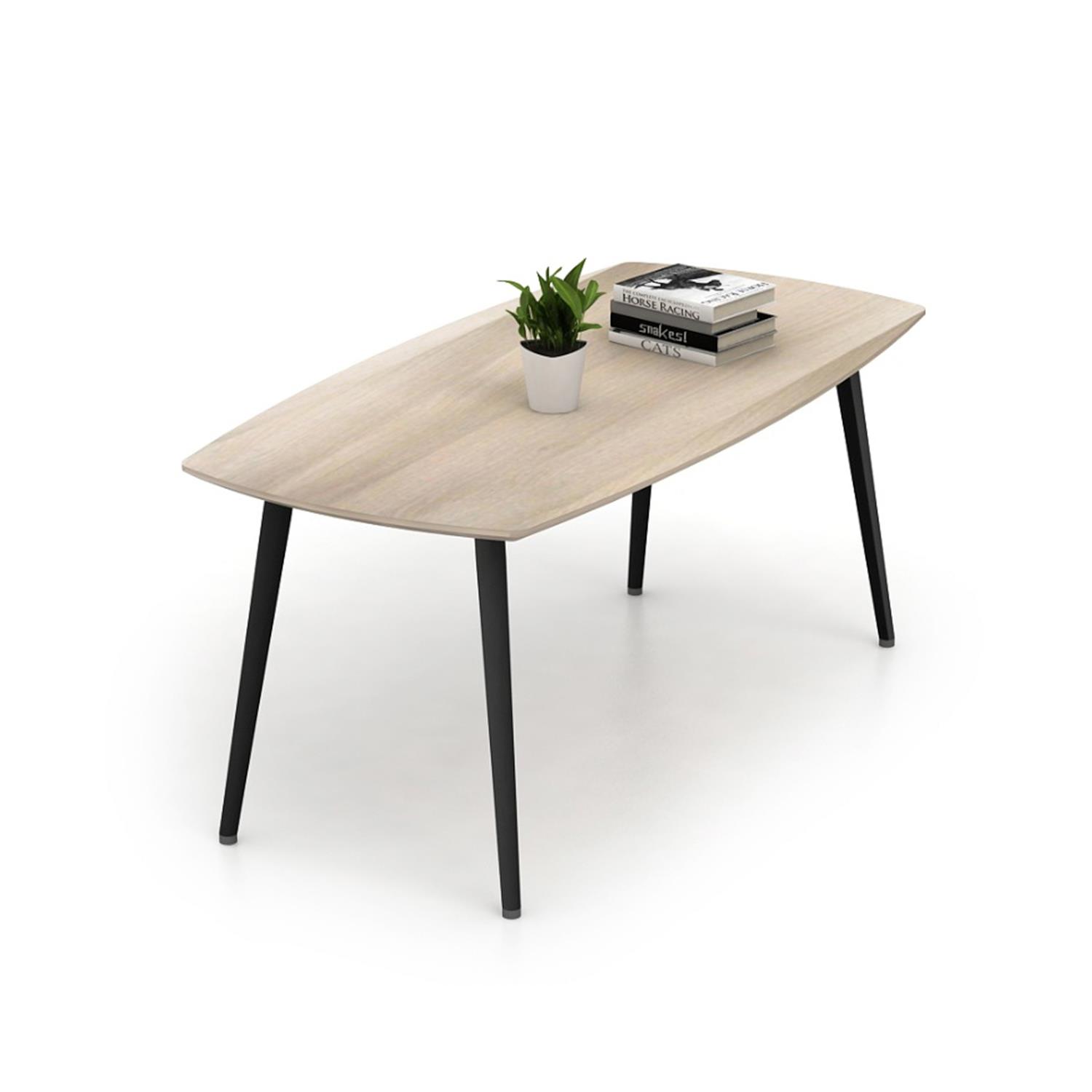 Rectangle Centre Table with Metal Legs Featherlite Furniture