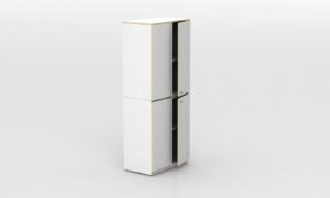 Full Height Storage with Openable Shutter - Featherlite Furniture