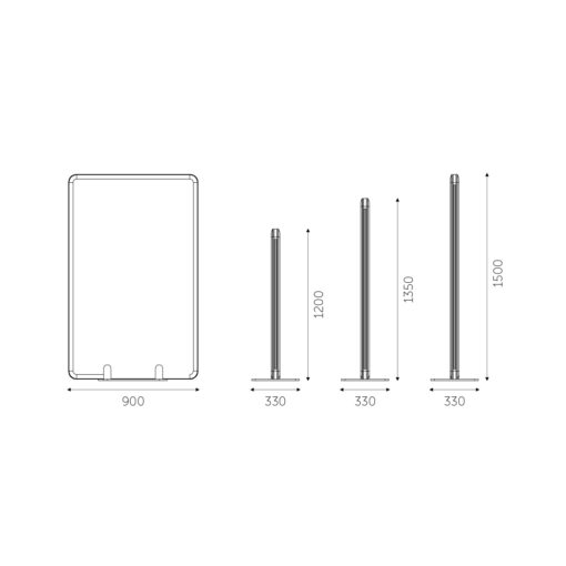 Genesis Free Standing Panels - Featherlite Furniture