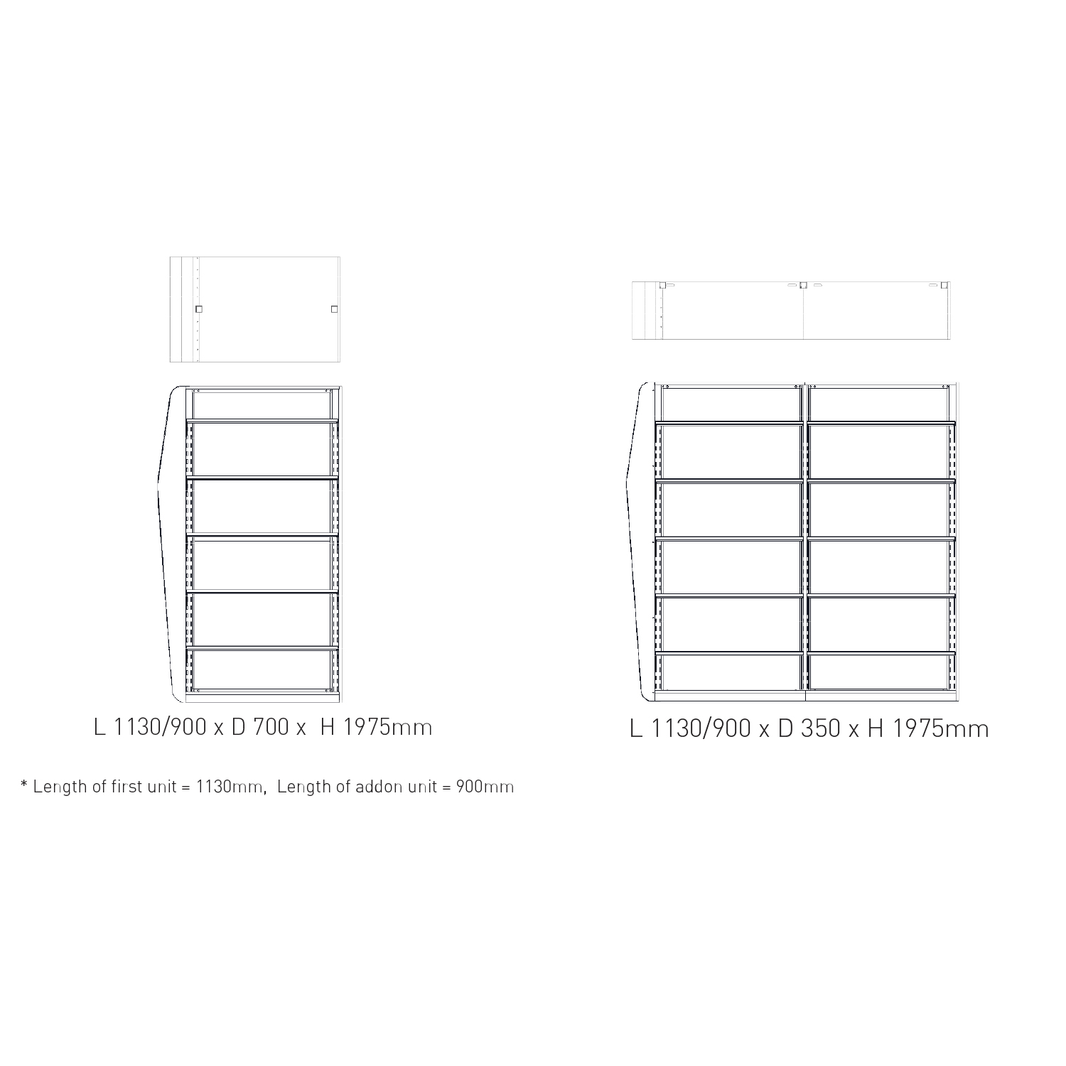Guide Library Storage - Featherlite Furniture
