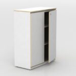 Full Height Storage with Openable Shutter - Featherlite Furniture