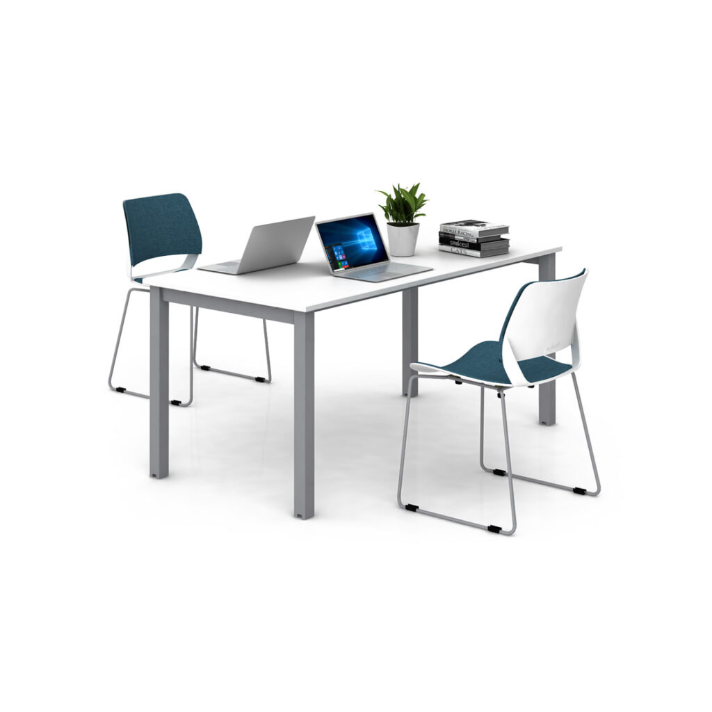 Perform Rectangle Metal Legs Cafe Table - Featherlite Furniture